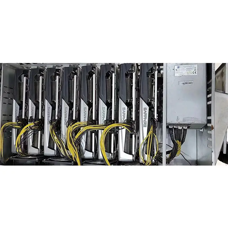 Full Machine 8 Gpu Case Support Rx 5700xt Graphic Card Server 8 Gpu ...