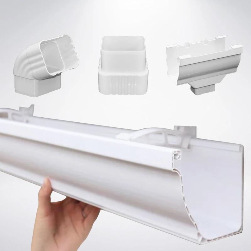 K-style pvc house water gutter rain system prices rainwater gutters ...