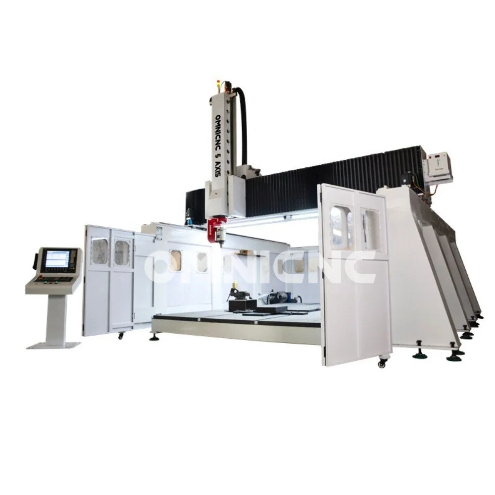 5-axis CNC Router for Rapid Prototyping of Aerospace Parts