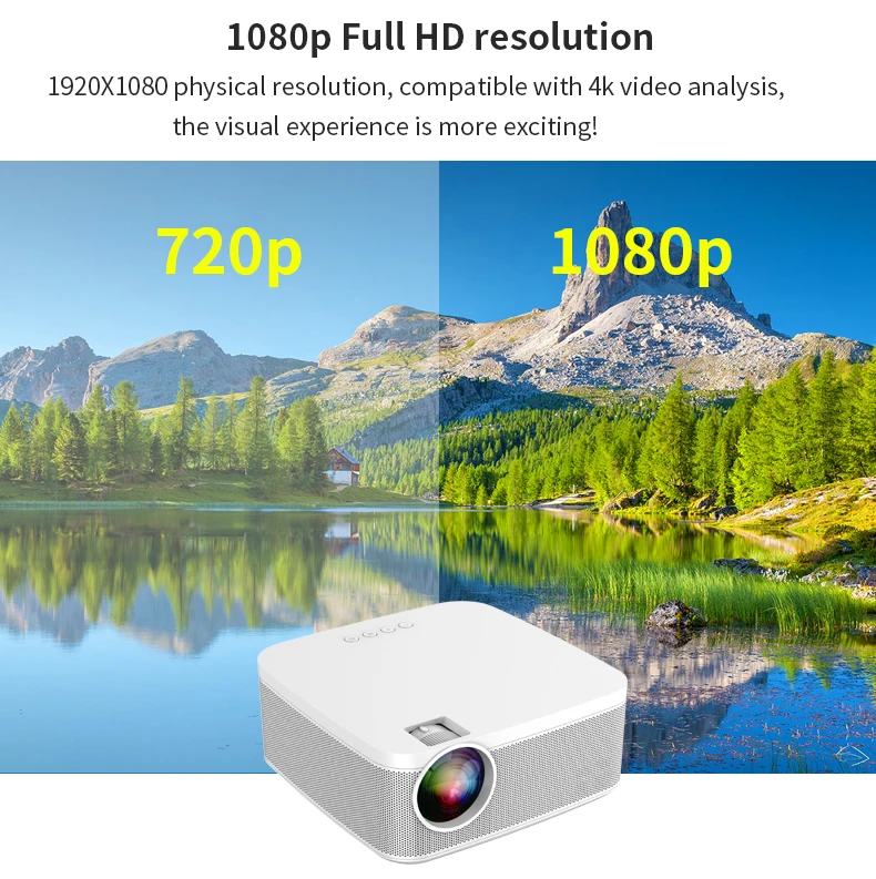 Native 1080p 4k Full Hd Led Projectors 3000 Lumens Beam [online And ...