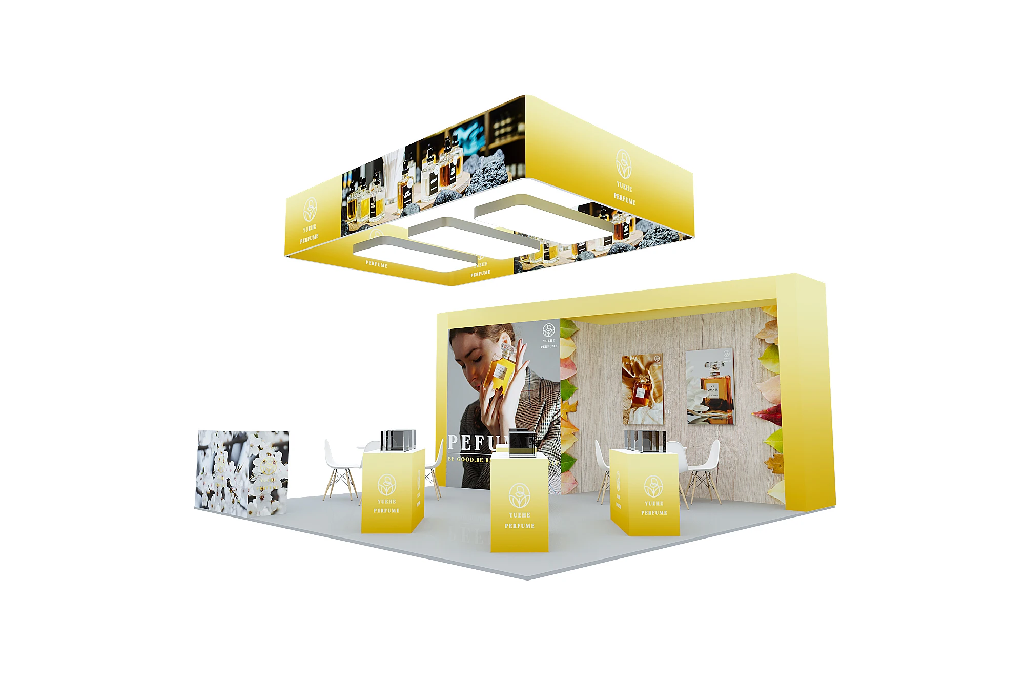 Customised 20x20 Aluminum Modular Booths Backdrops Exhibition Equipment ...