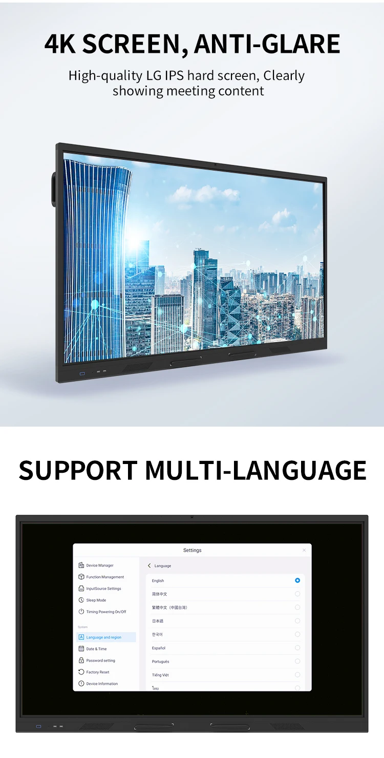 Hushida Samsung Interactive Whiteboard For Sale Interactive Panel Led ...
