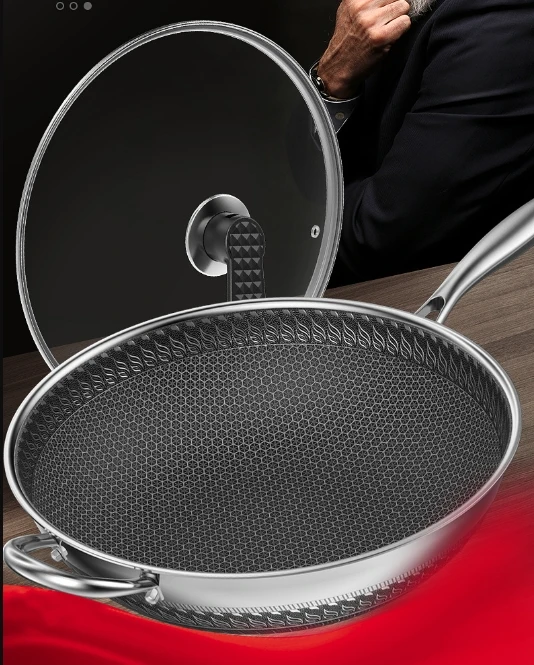 18/20/24/28cm/30/32/34/36cm Non Stick Coating Frying Pan Stainless ...