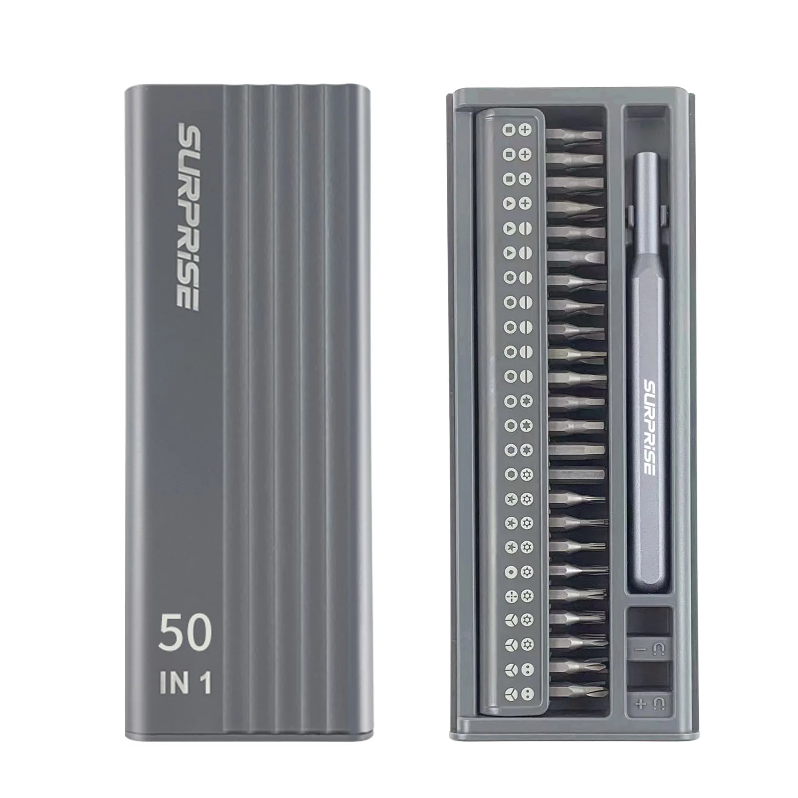 50in1 Precision Magnetic Screwdriver Set With Aluminum Alloy Handle ...