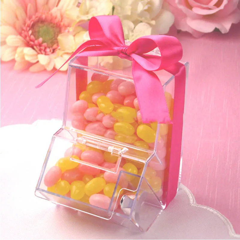 2 Layers Clear Acrylic Candy Box Dispenser With Spoon,Transparent ...
