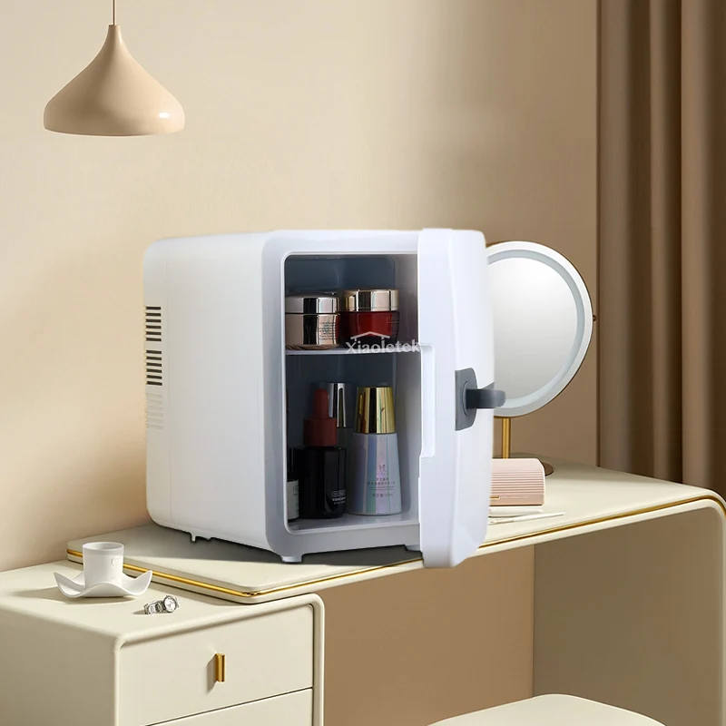 Portable 4l Mini Makeup Refrigerator Cooler And Warmer Beauty Fridge ...