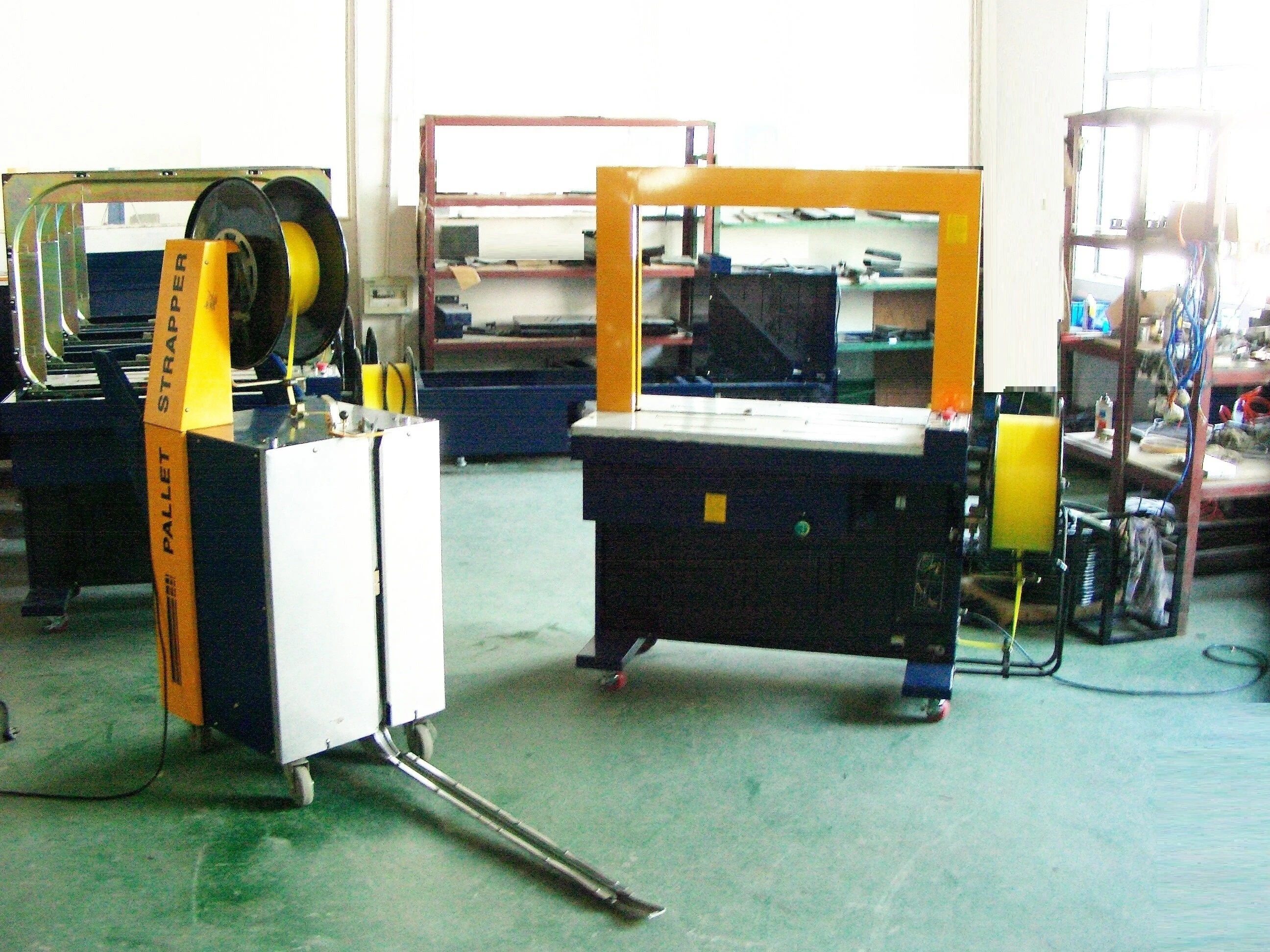 Large Plastic Pallets Wrapping Joint Pack Machinery Automatic Mobile ...