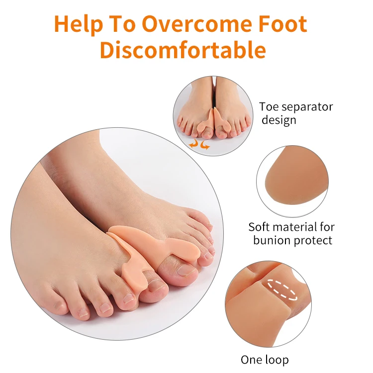 Silicone Gel Toe Protector with Magnetic Therapy
