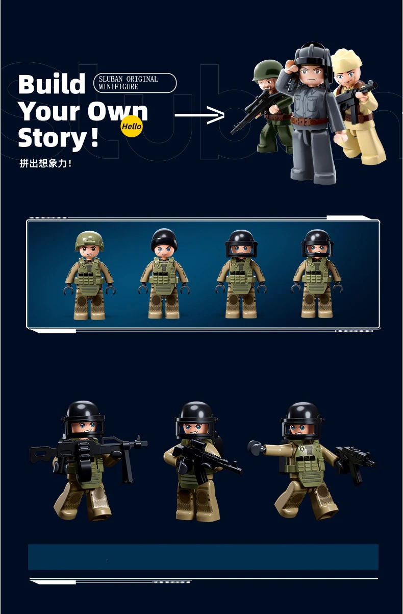 Sluban Typhoon VDVS Armored Assault Vehicle Model Kit