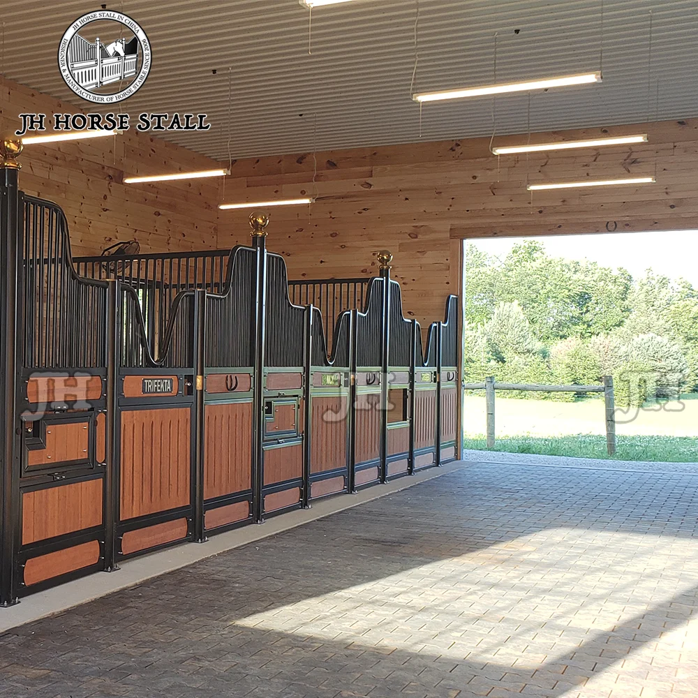 Standard Horse Stable Steel Build Portable Horse Stalls Temporary ...