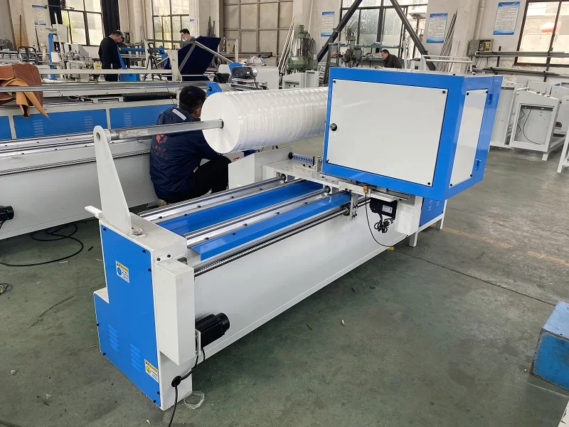 Full Automatic Blade Sharpening Fabric Roll Slitting Machine for Sale