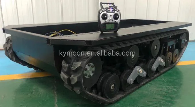 Tracked Robot Chassis - Support up to 10tons Rubber Crawler