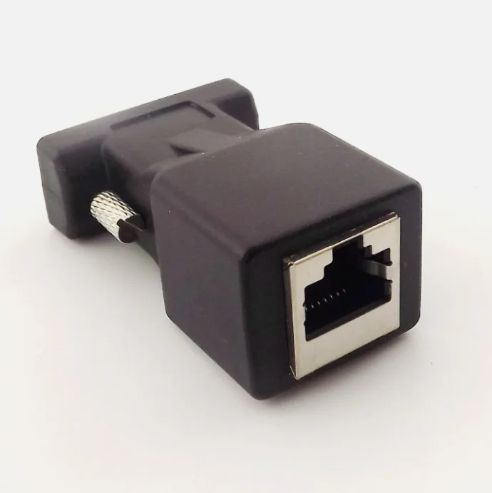 RJ45 Female to DB15 VGA Female Extender Network Adapter| Alibaba.com