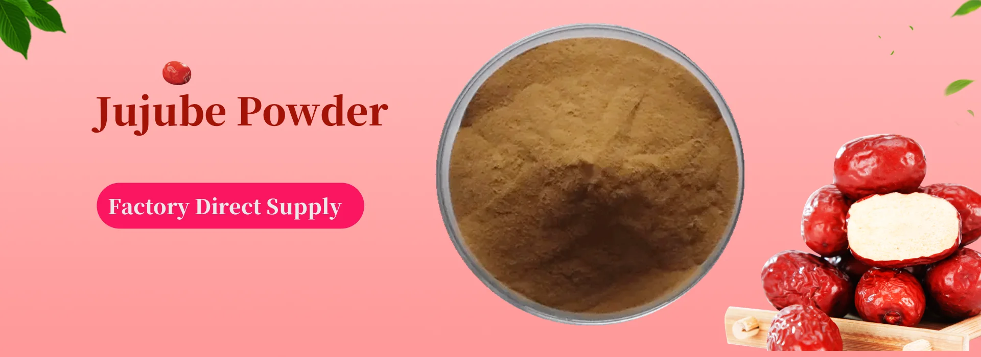 Large Stock Food Grade Jujube Powder and Red Date Powder Herbal Extract ...