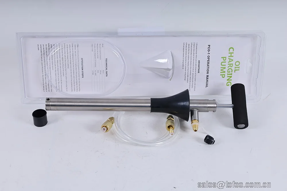 Manual Refrigeration Oil Charging Pump - Efficient & Durable