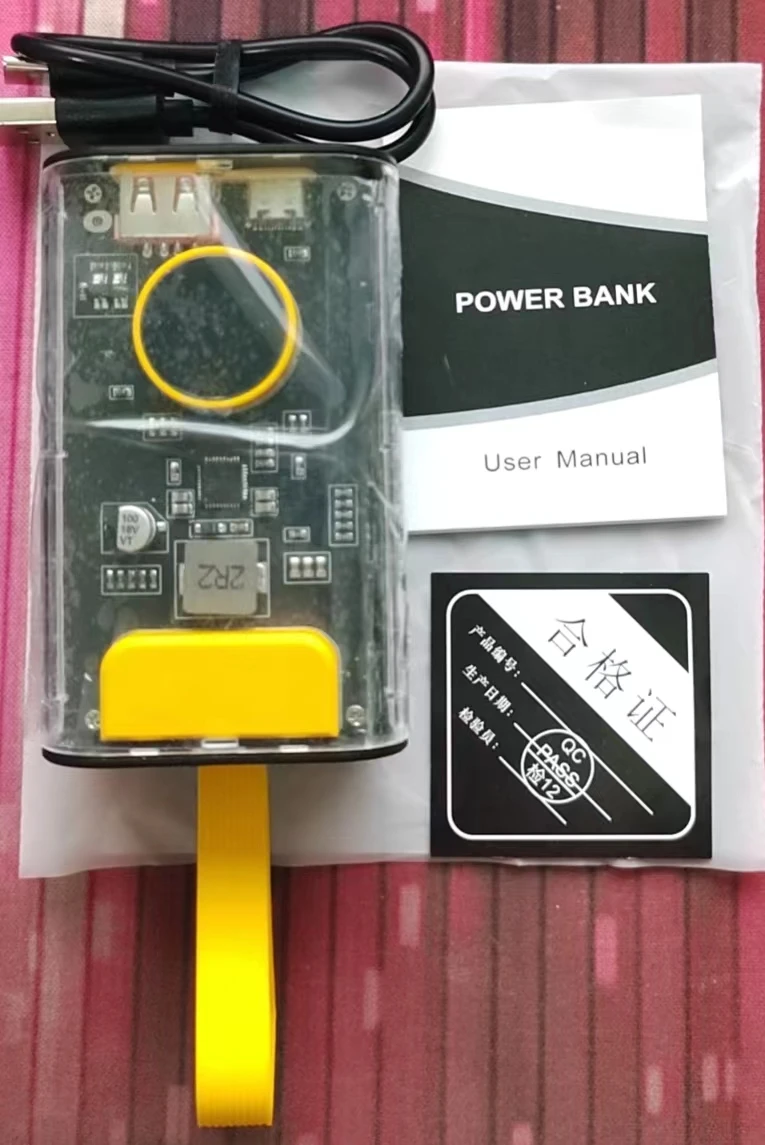 Hot Sale Pd 22.5w Super Charging Protocol Cyberpunk Transparent Power ...