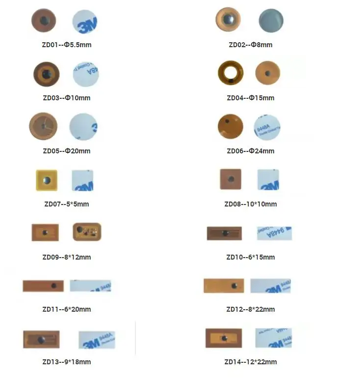 Factory RFID Microchip Tag Laser Printable Asset Tracking