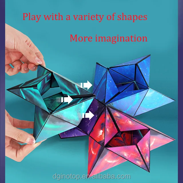 Magic Magnetic 3d Cube Inspire Children's Three-dimensional Space Open ...