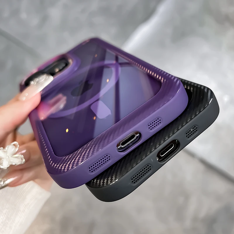 Luxury Metal Camera Frame Transparent Silicone Pc Phone Case For Iphone ...