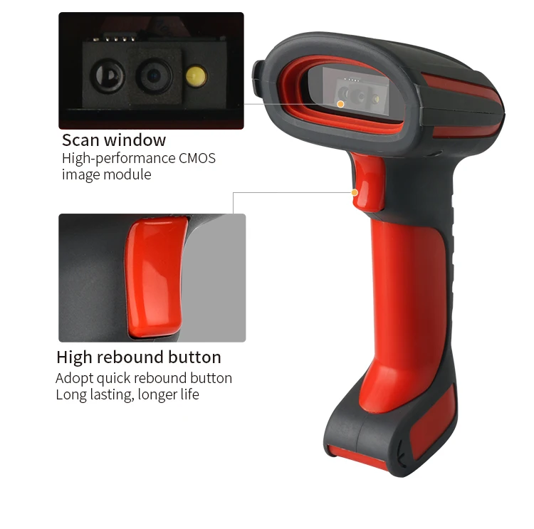 Usb Rs232 Ccd Barcode Reader Industrial Grade Waterproof Ip68 ...