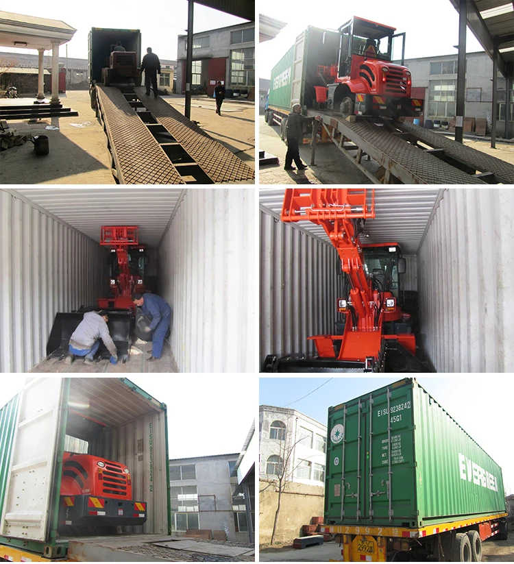 57hp Diesel Engine Ce Approval Multifunctional Articulated Mini Farm ...