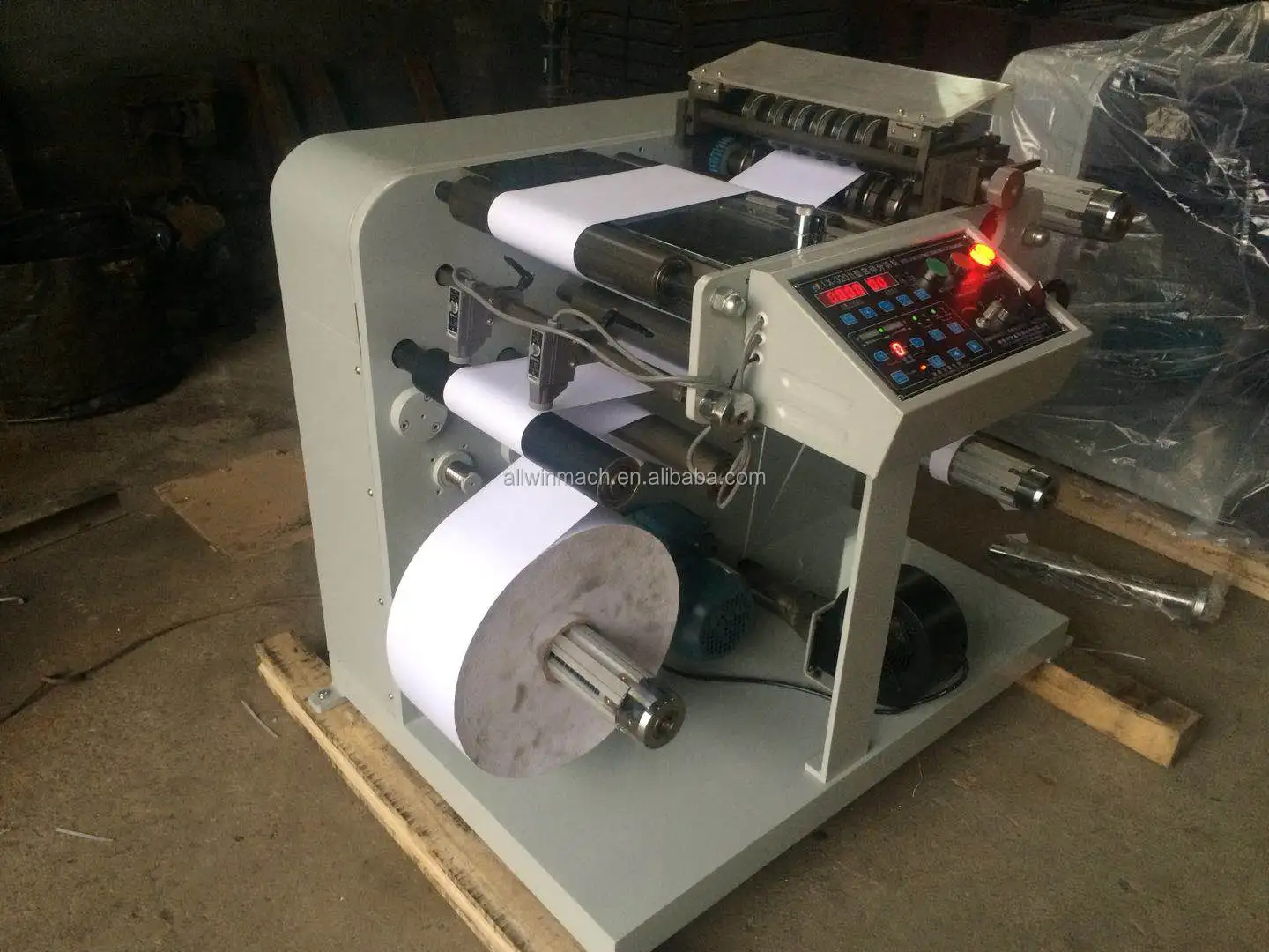 Hot Sale Sticker Label Slitter Rewinder Kraft Paper Slitting Rewinding ...