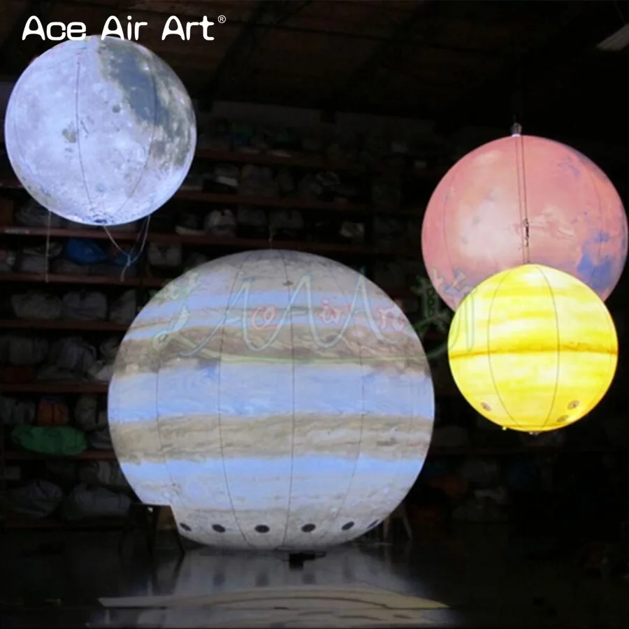 Outdoor Decorative Inflatable Mars/uranus/mercury/jupiter Planets With ...