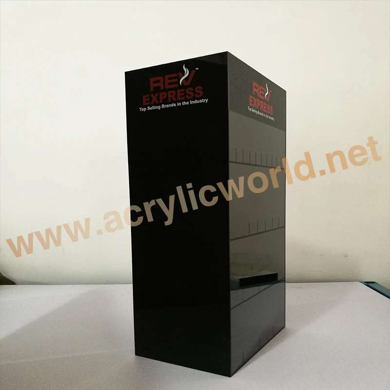 Countertop Perspex Liquids Display Modular Acrylic Bottle Box Display ...