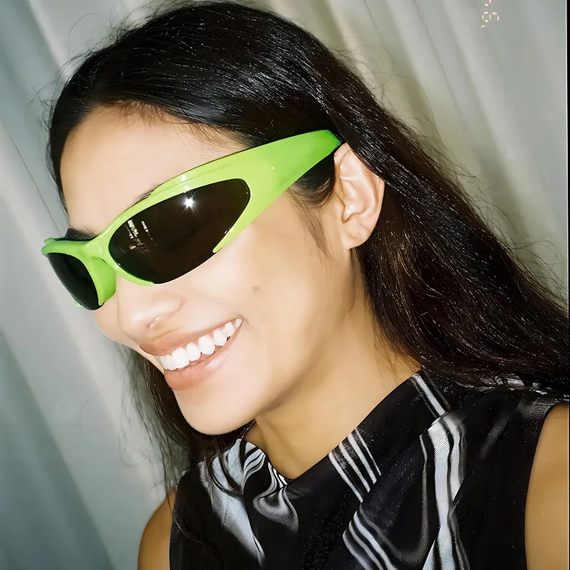 Cyberpunk Y2k Futuristic Sunglasses For Cross-border European And ...