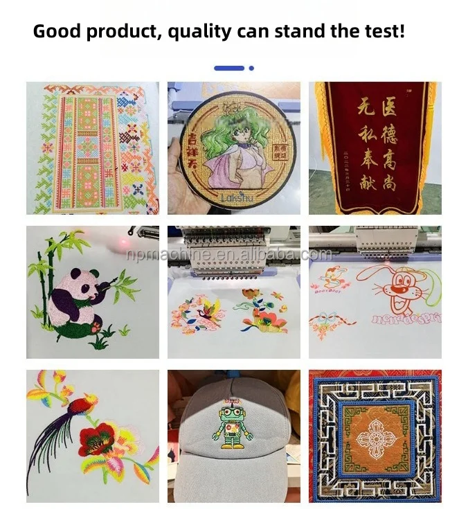 Mini Portable Logos Single Head Computerized Embroidery Machine for ...
