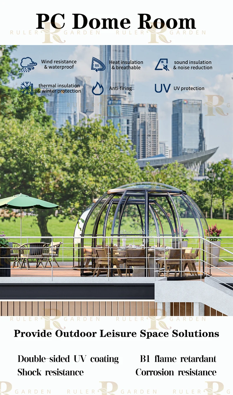 Transparent Sliding Door Igloo Dome Tent House - Durable & Versatile