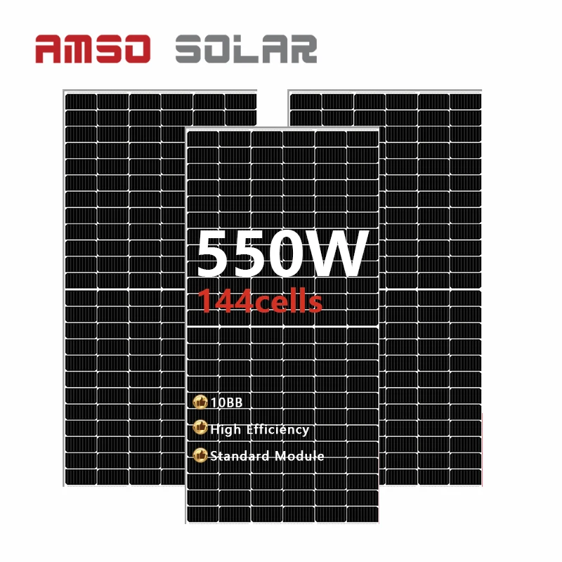 Factory price paneles solares 550 watts 550w solar panel solar panel ...