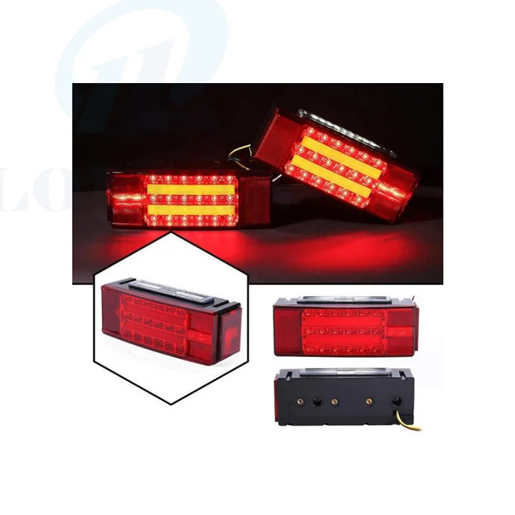 Truck Parts For Volvo 12v 16 Led Two-color Taillight Kit With Magnet ...