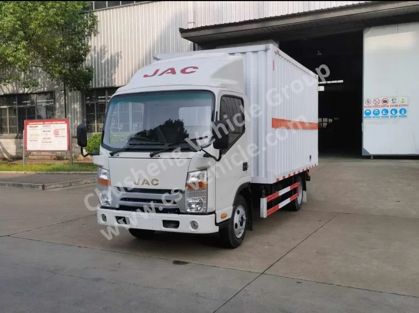JAC 4X2 Left/Right Hand Drive Light Box Cargo Truck for Logistics and ...