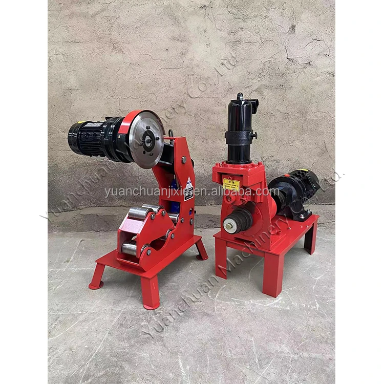 50-219 Electric Hydraulic Pipe Cutting Machine Fire Pipe Galvanized ...