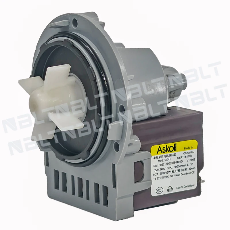 220v Washing Machine Drainag Drain Water Pump Motor 60hz Askoll M231 ...