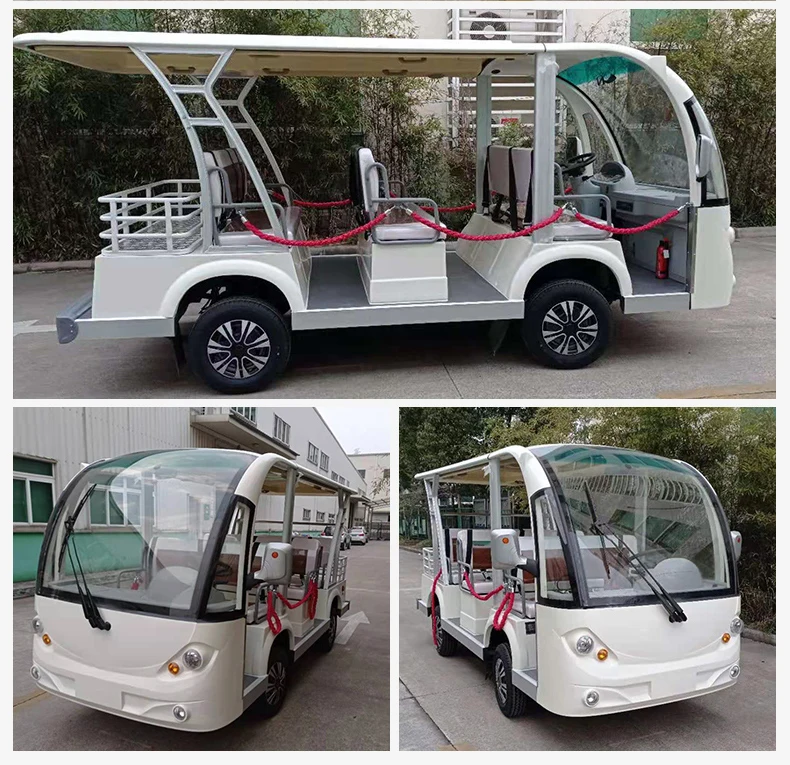 8 Seater Electric Mover Bus Sightseeing Tourist Car For Scenic Tours ...