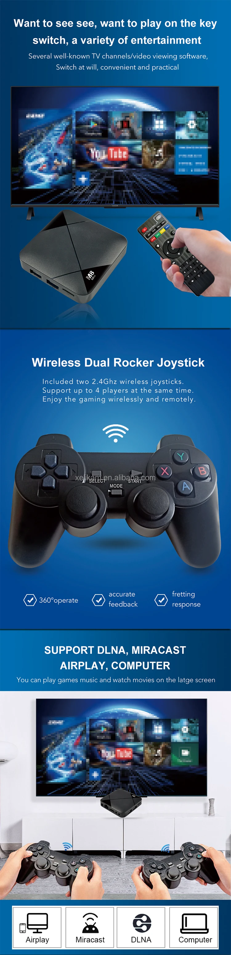 Coolrabbie Game Box 4K - Retro Gaming for the Whole Family