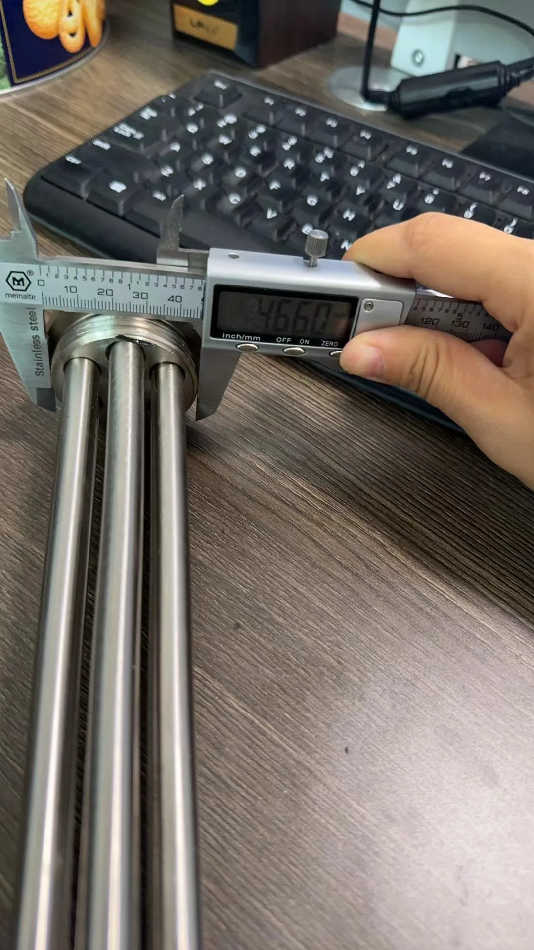 Explosion-proof Electric 380V 30KW 6U Flange Immersion Waste Oil Heater ...