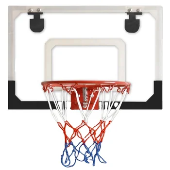18*12 Inch Backboard Mini Basketball Hoop Over The Door Wall Mounted ...