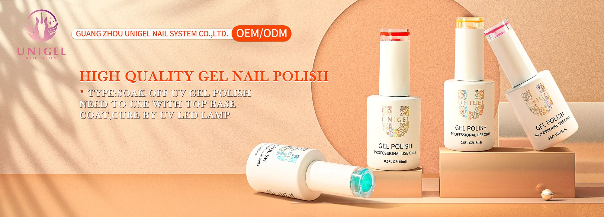 For Unigel Hema Free Logo Customization Red Color Collection UV Gel ...