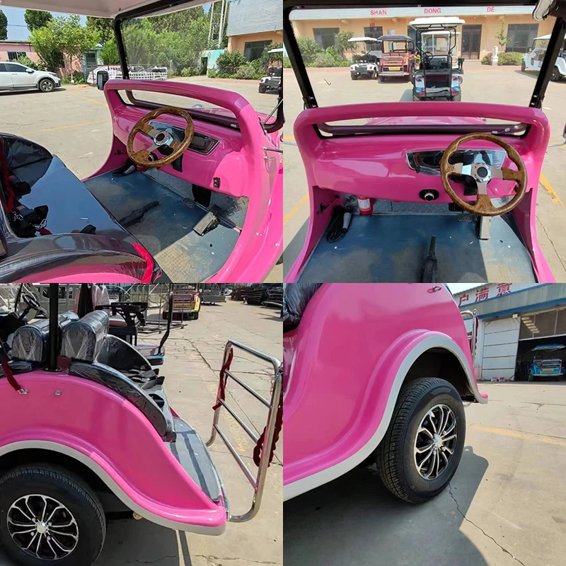 Hot Sale Seater Pink Electric Golf Cart - Adult Fun Mobility