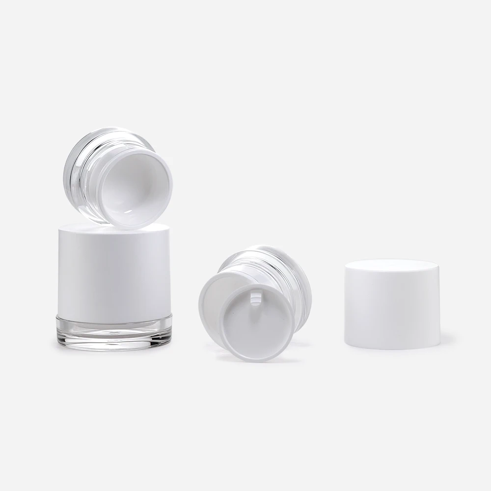 Acrylic Jar Cosmetic Container - 15ml Skin Care Packaging
