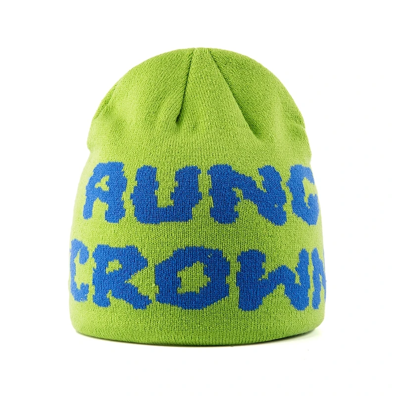 Warm Customized Beanies Hats Caps All Over Logo Winter Skull Wholesale ...