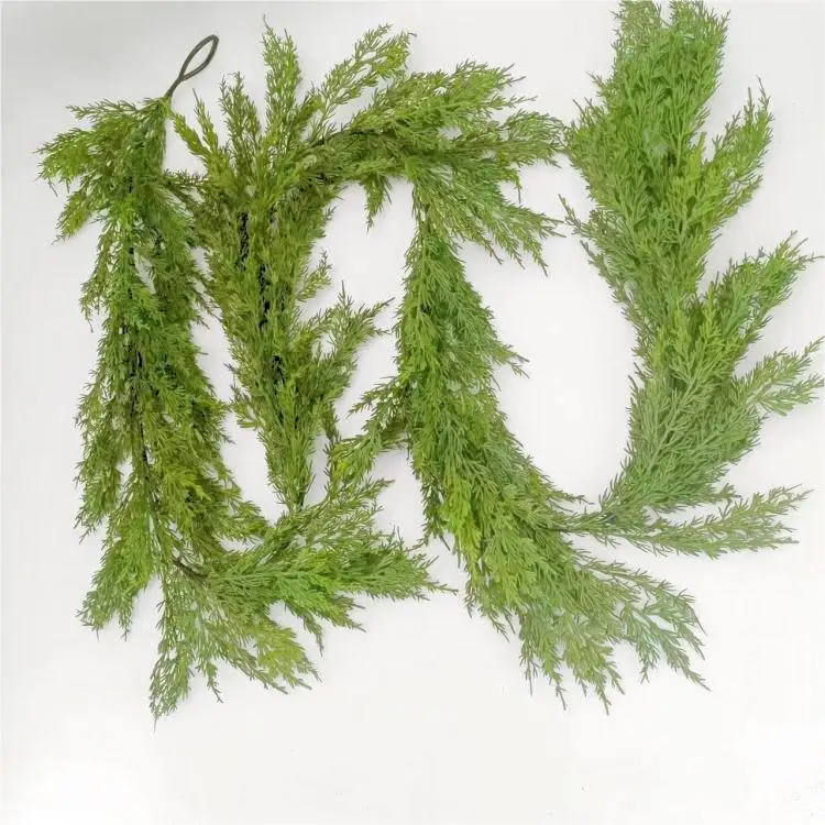 9 FT Real Touch Cypress Garland - Perfect for Holiday Decor