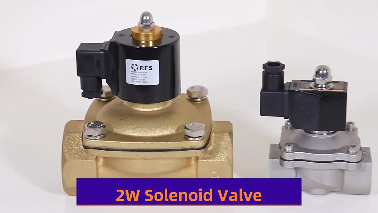 2w Normally Closed Diaphragm Solenoid Valve High Pressure Solenoid ...