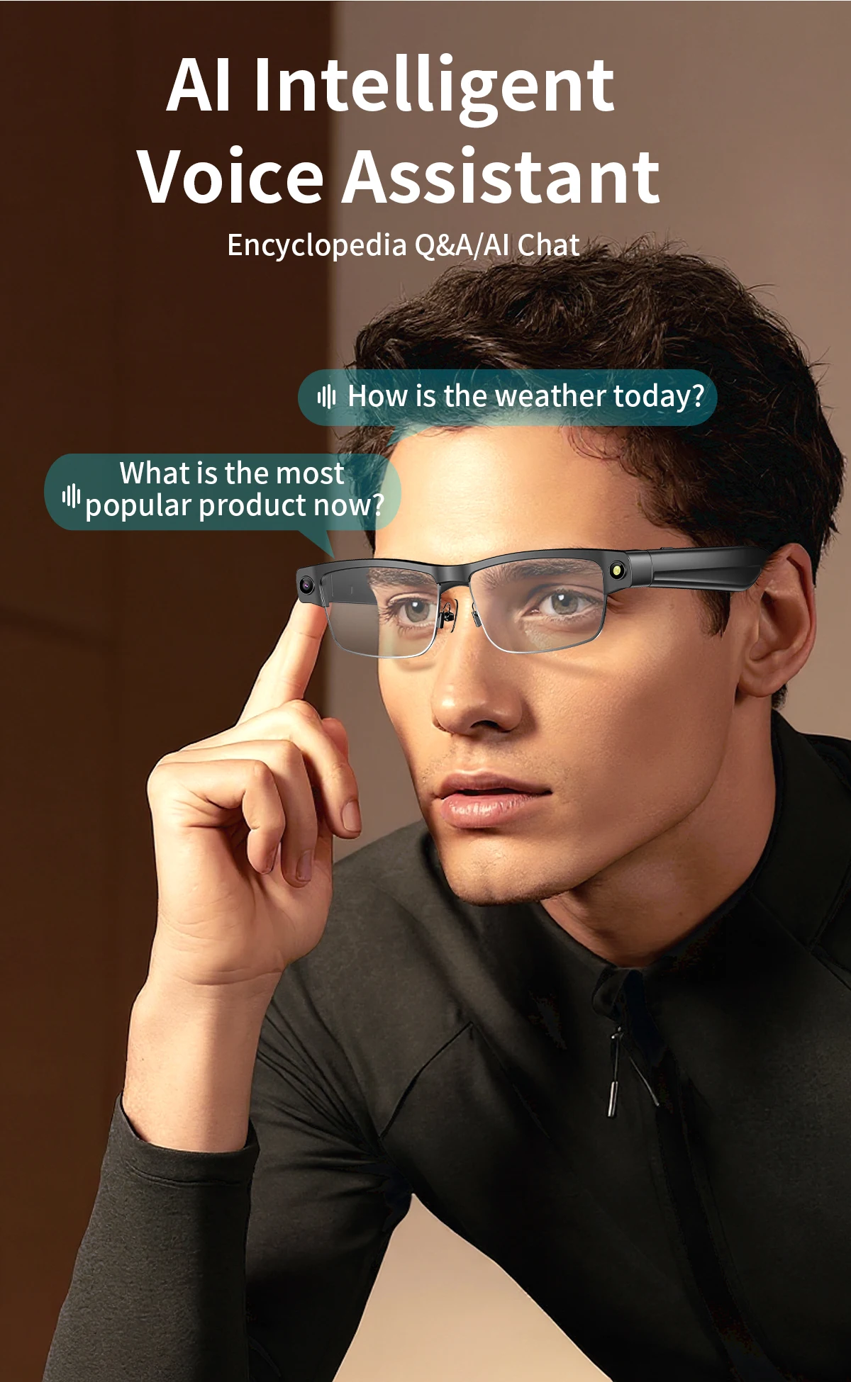 Smart Glasses Ai Smart Glasses With Chat Gpt Meta Camera Translation ...
