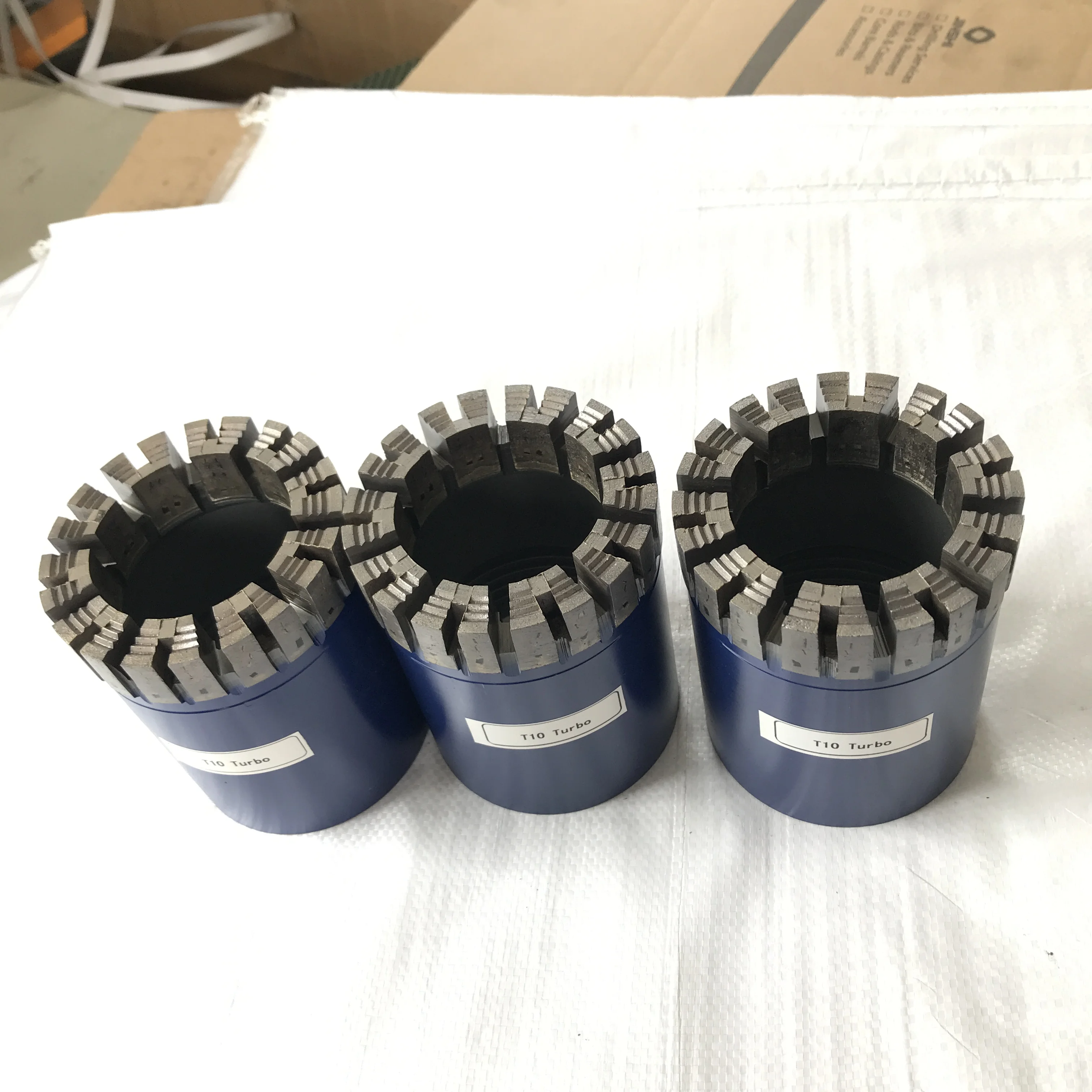 Turbo Type Natural Diamond Impregnated Axt Aq Bq Nq Hq Pq Bq3 Nq2 Nq3 Hq3 Pq3 Core Drill Bits ...