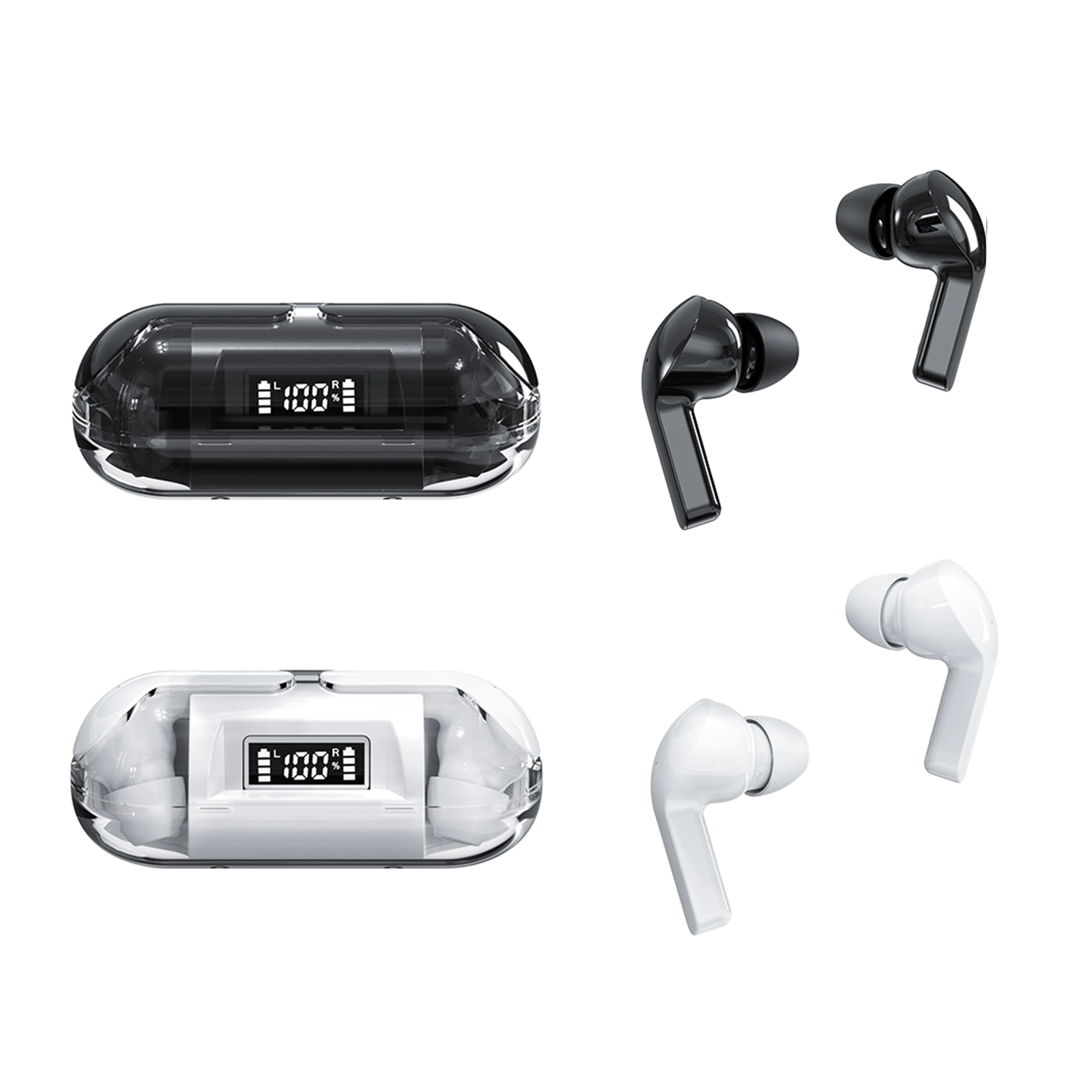 2024 Original Transparent TM20 TWS Headset True Wireless BT Earphones ...