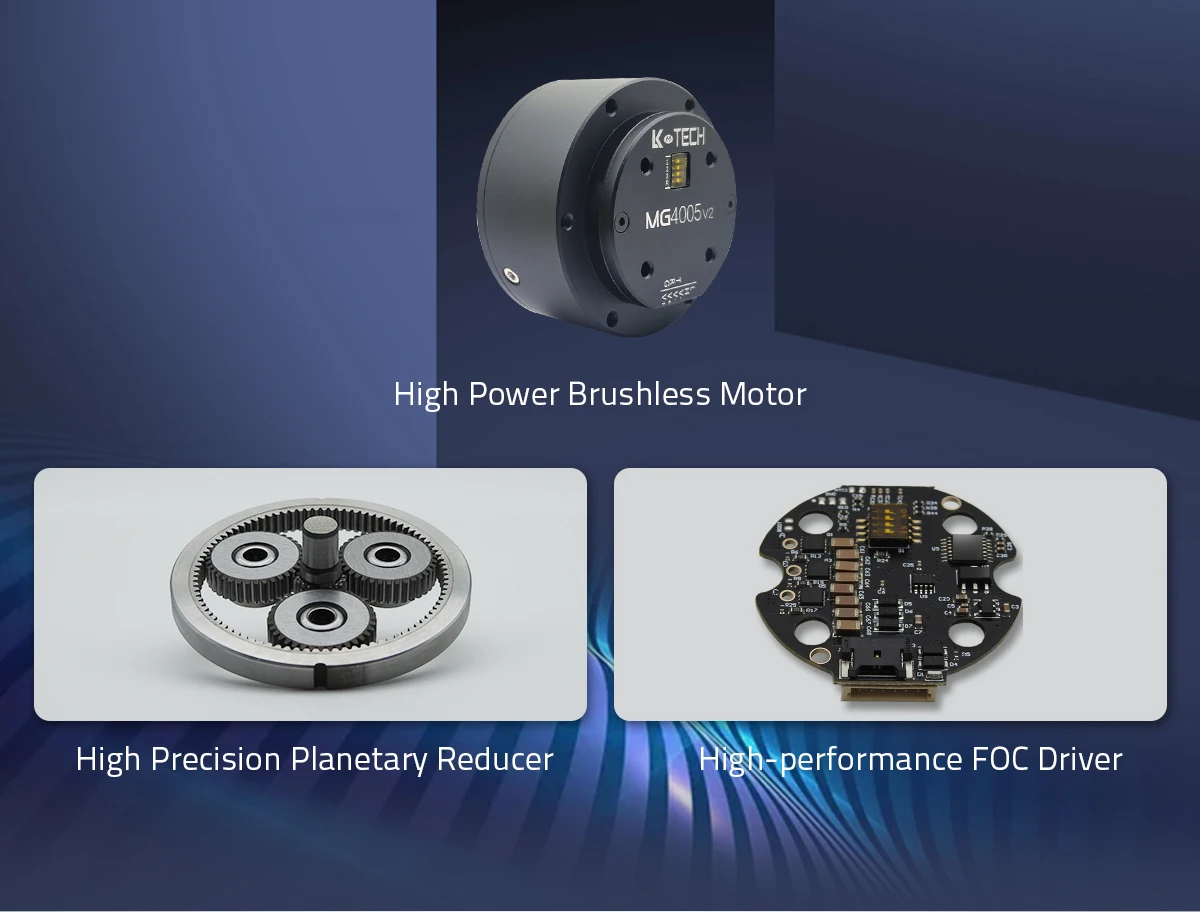 MG4005 24V BLDC Planetary Reducer Gear Motor 1:10 for Robotics